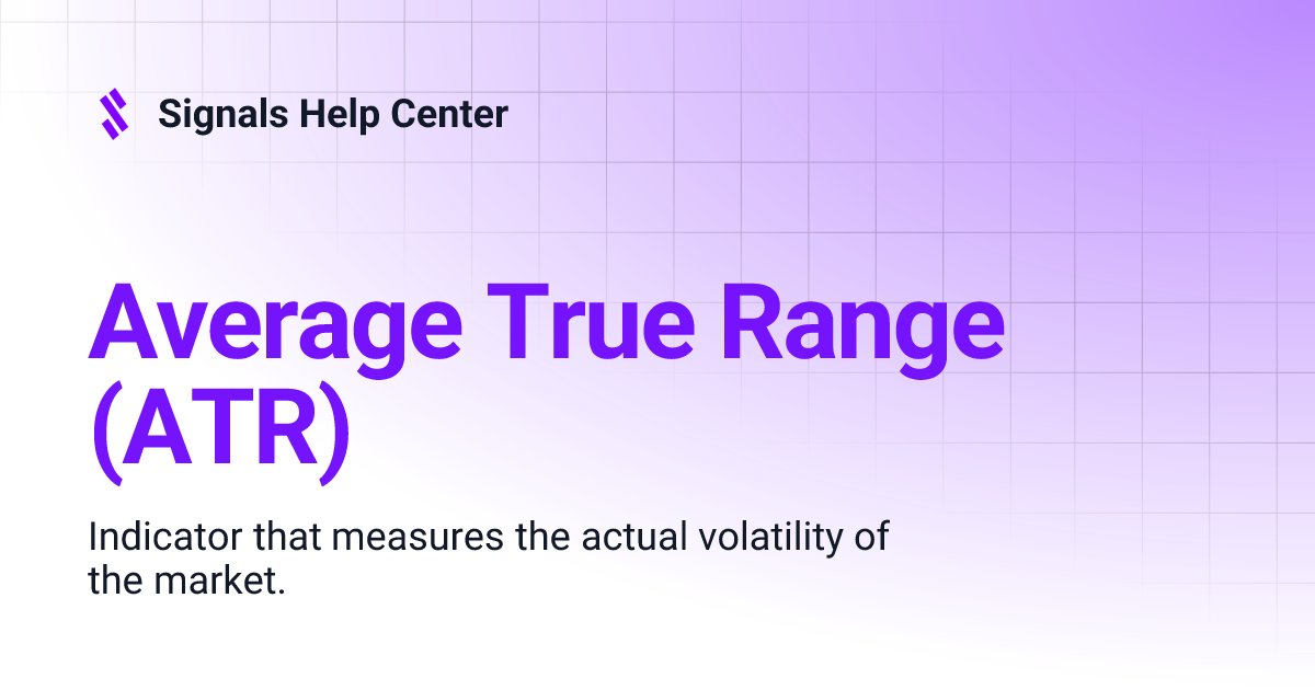 Average True Range (ATR) | Signals Help Center